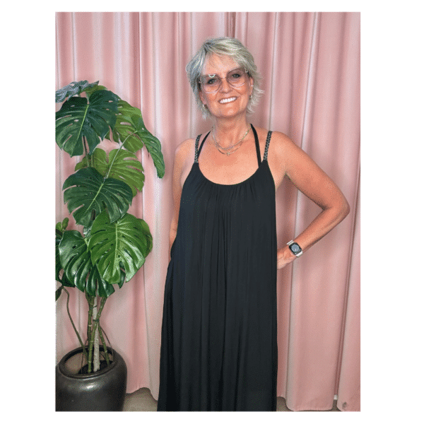 DRESS TRACEY - BLACK - Huset Torre